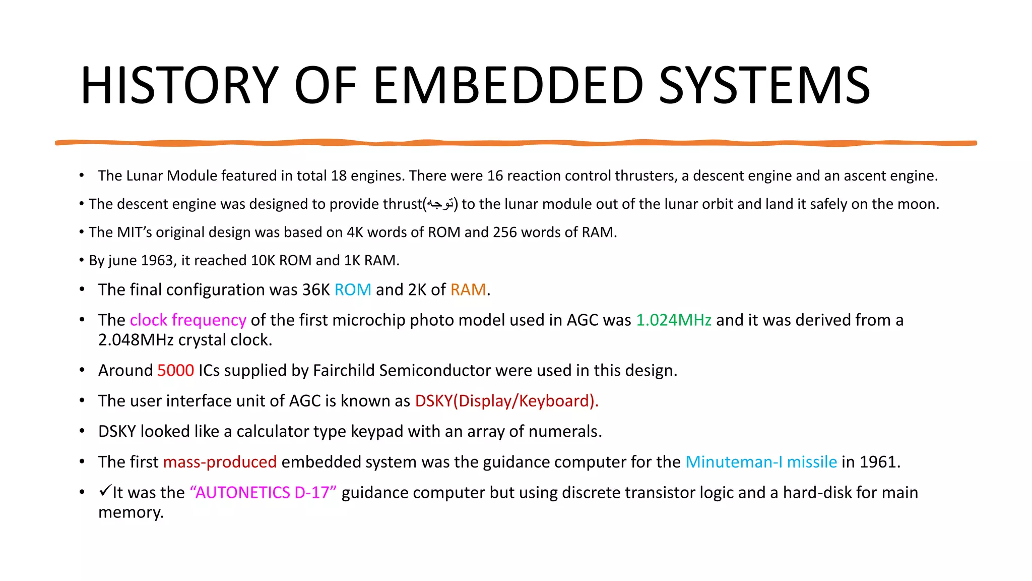 Introduction To Embedded System Presentation Pptx Computing Technology And Computing