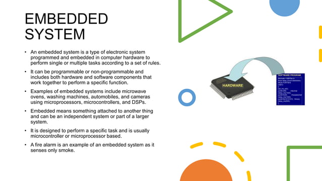 Introduction To Embedded System Presentation Pptx Computing Technology And Computing