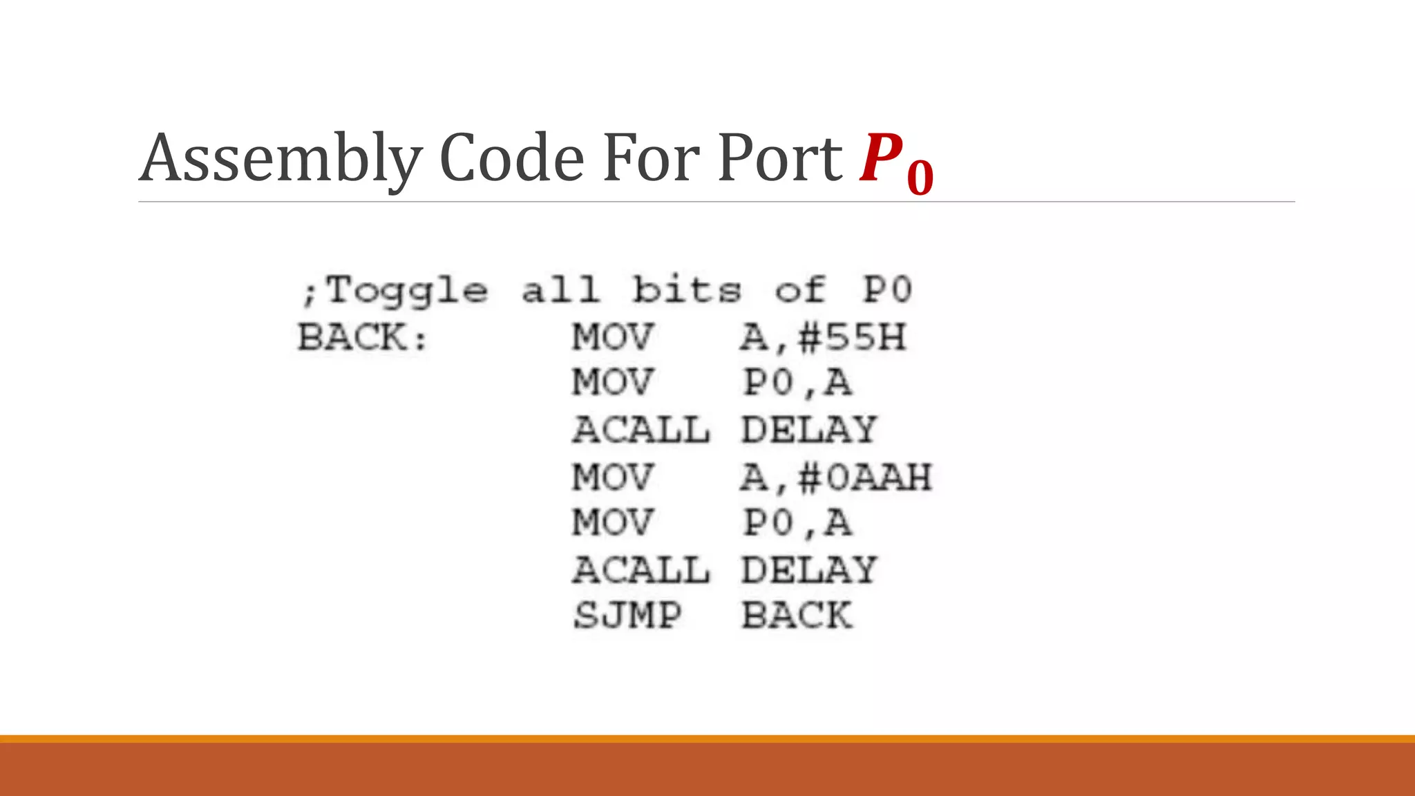 Embedded System Microcontroller 8051 Ppt