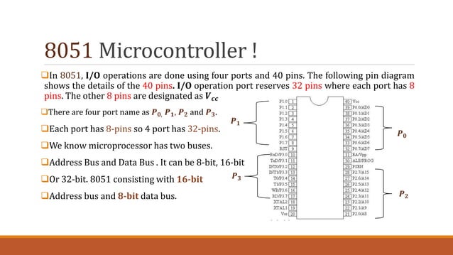 Embedded System Microcontroller 8051 | PPT