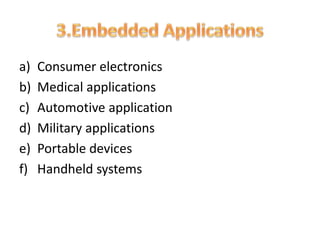 Embedded system projects for final year Bangalore | PPTX