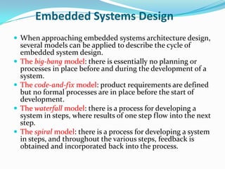 Embedded systems | PPTX