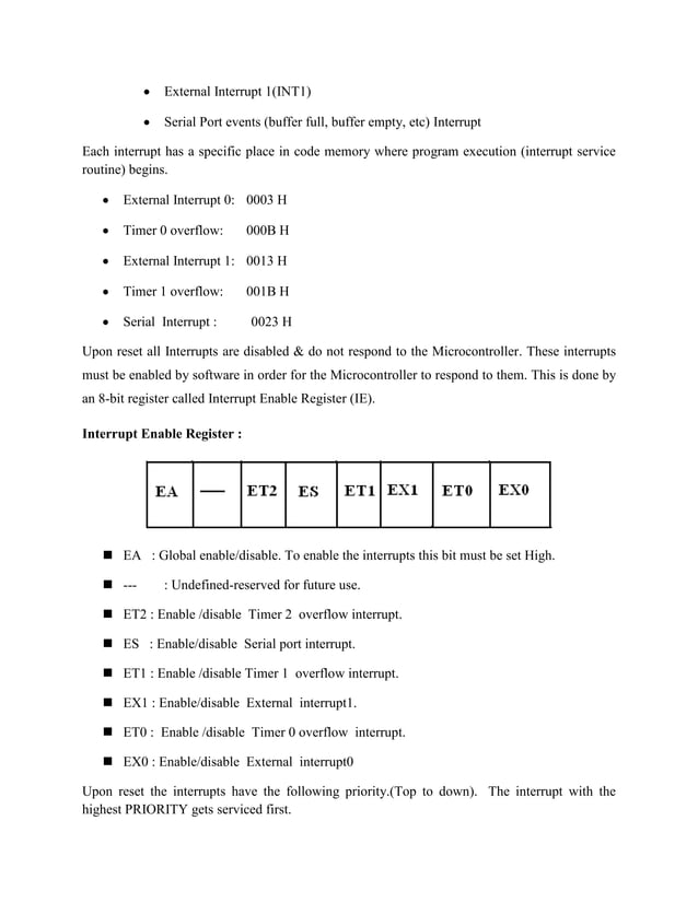 Embedded systems class notes | PDF