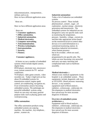 Embedded systems | DOC
