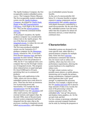 Embedded systems | DOC