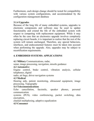 Report file on Embedded systems | DOC