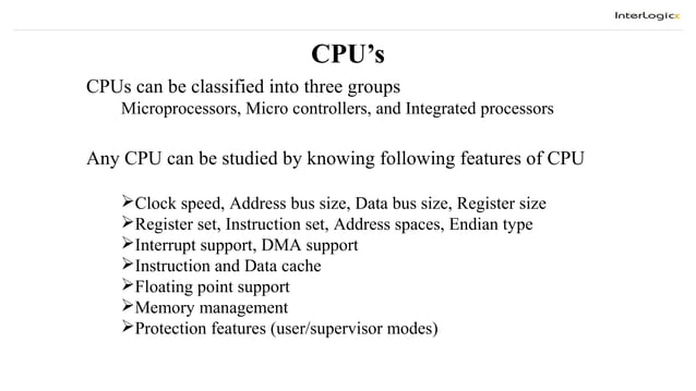 Embedded systems | PPT