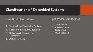 Embedded systems الانظمة المدمجة | PPT