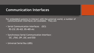 Embedded systems الانظمة المدمجة | PPT