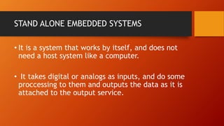 Embedded systems | PPTX