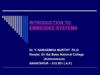 Embeddedsystems | PPT