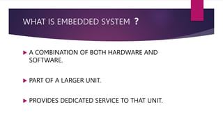 Embedded Systems.pptx | Operating Systems | Computer Software and ...