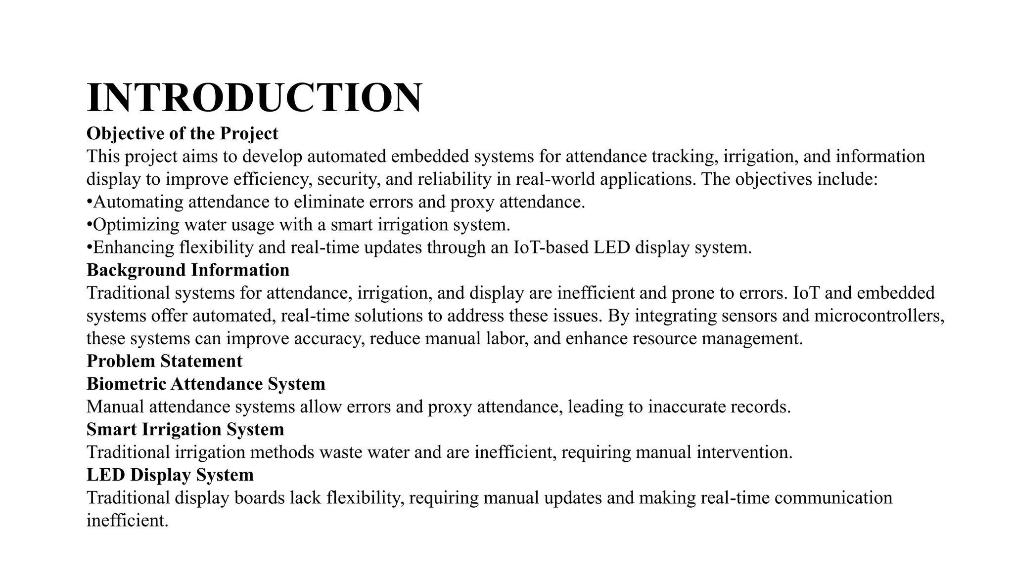 embedded system internship for final year | PDF