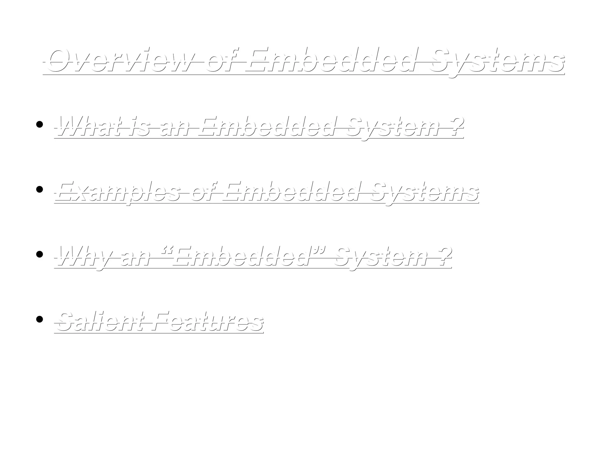 Embedded systems in brief | PPT