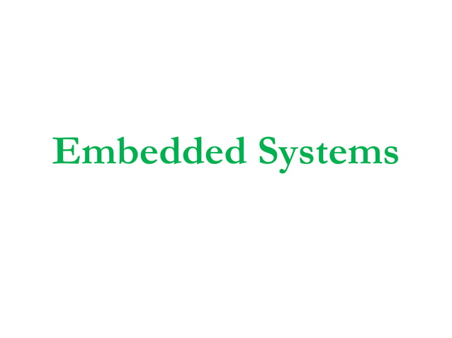 EMBEDDED SYSTEMS - MSc Sem III (Final).ppt