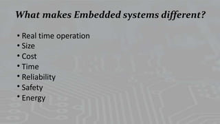 Embedded systems | PPTX