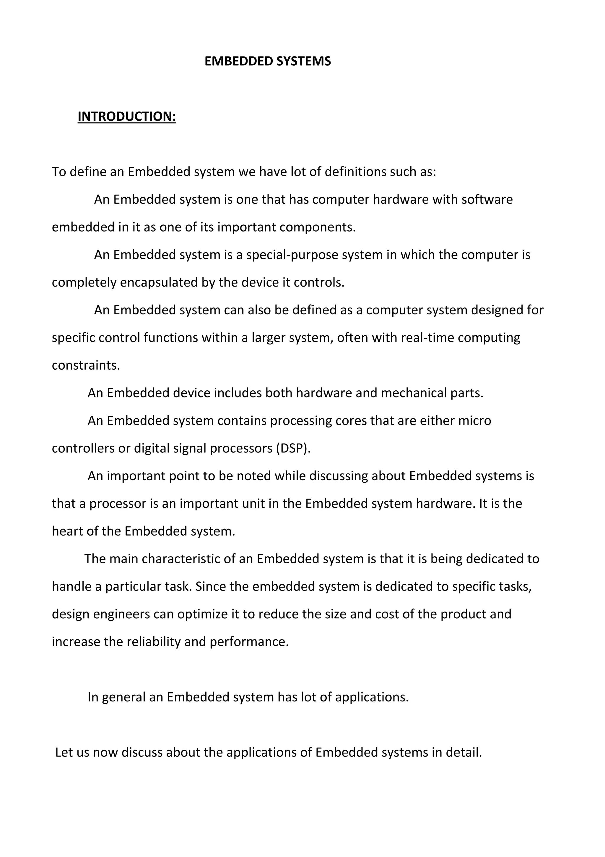 Embedded systems- nanocdac | DOCX | Operating Systems | Computer Software and Applications