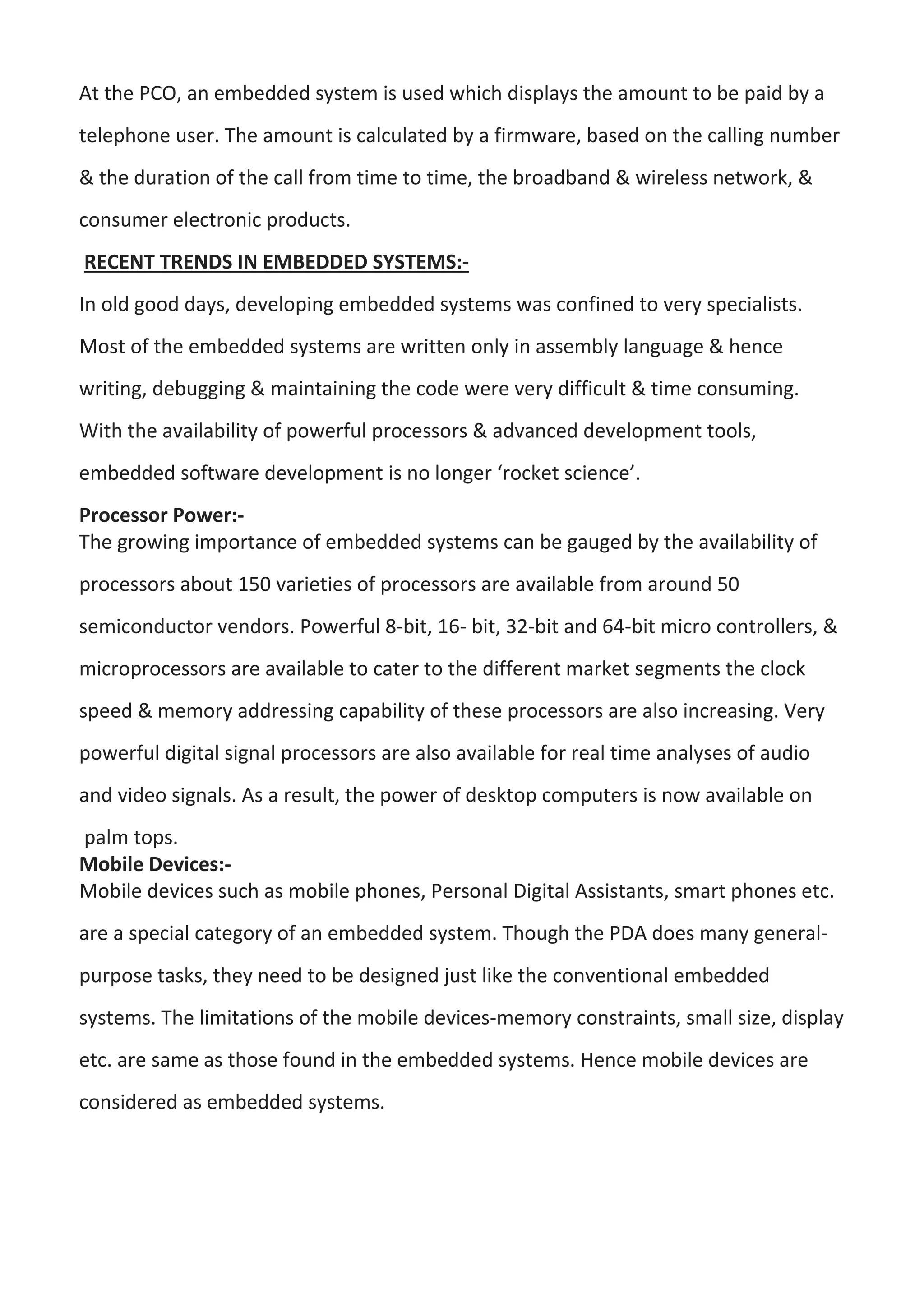 Embedded systems- nanocdac | DOCX | Operating Systems | Computer Software and Applications