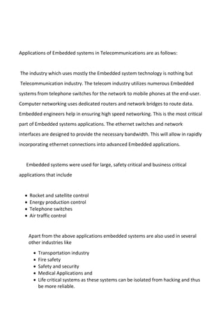 Embedded systems- nanocdac | DOCX | Operating Systems | Computer ...