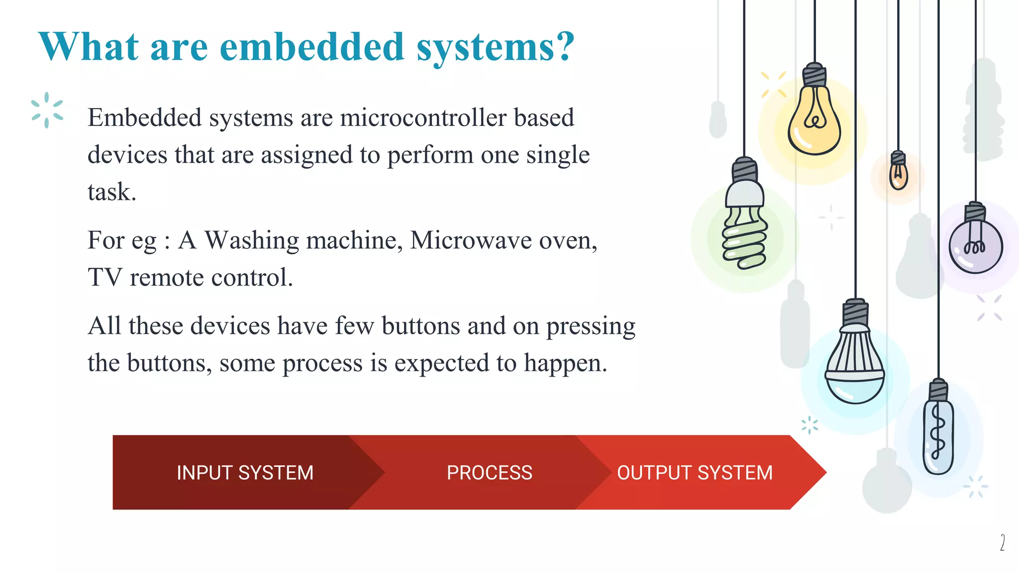 Introduction to Embedded systems | PPTX