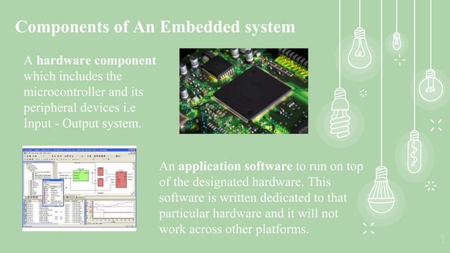 Introduction to Embedded systems | PPTX