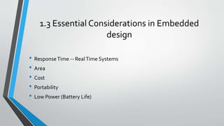 Embedded systems 101 final | PPT
