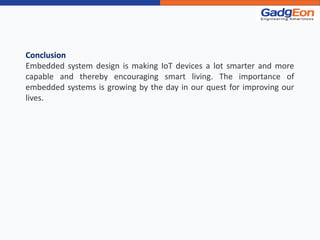 Embedded Systems and IoT Solutions – An Overview | PPT