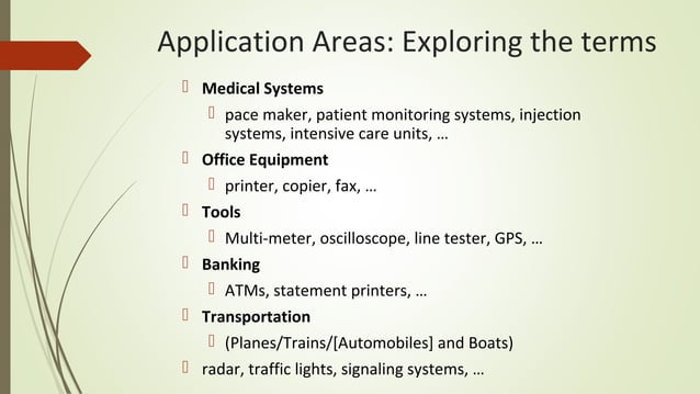 Embedded systems and their applications in our daily routine | PPT ...