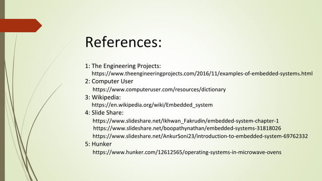 Embedded systems and their applications in our daily routine | PPT ...