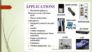Embedded systems and their applications in our daily routine | PPT