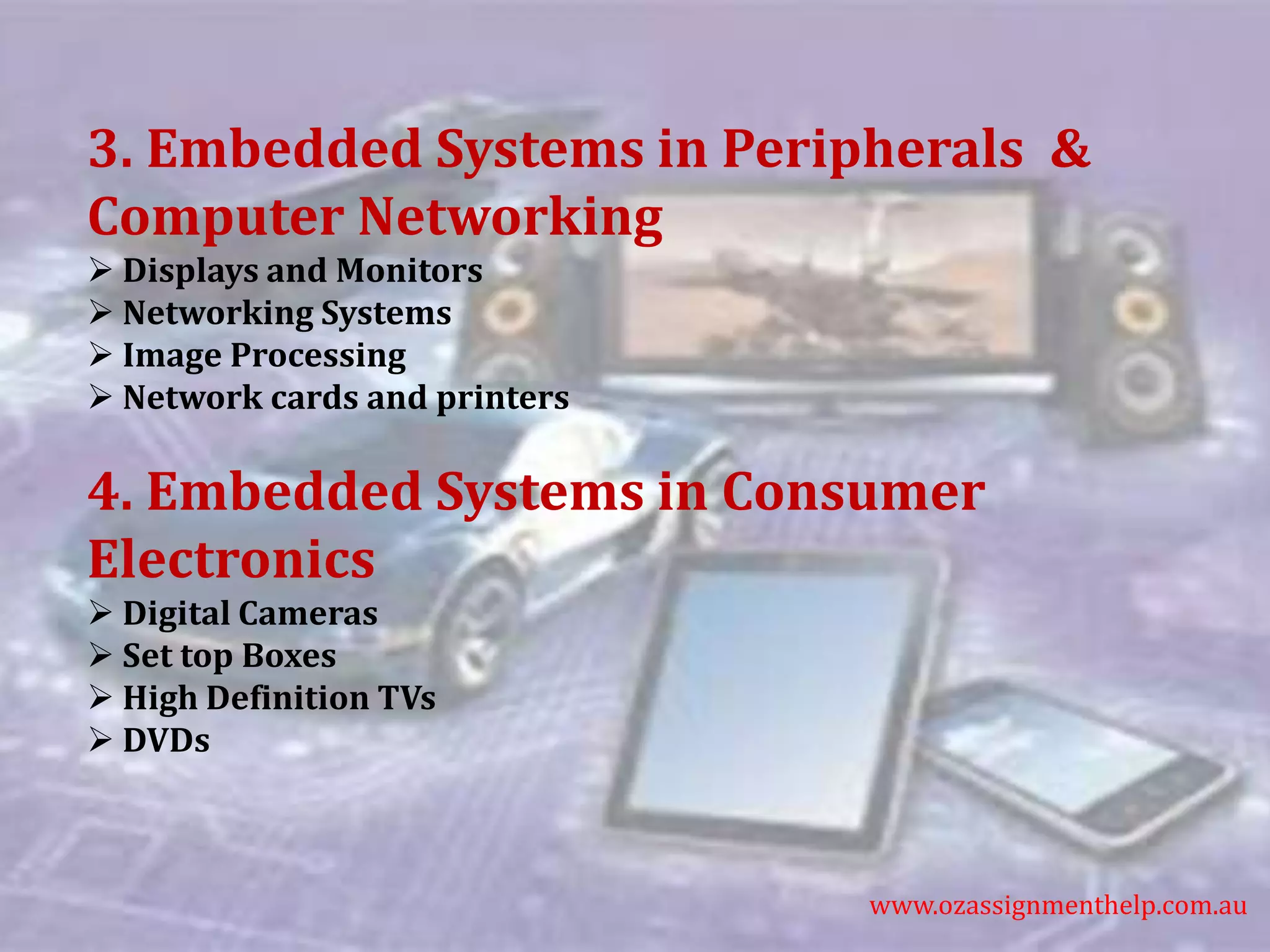 Applications of Embedded System | PPTX
