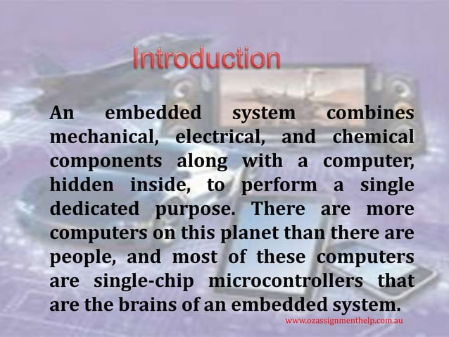 Applications of Embedded System | PPTX | Operating Systems | Computer Software and Applications