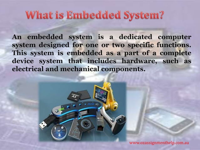 Applications of Embedded System | PPTX | Operating Systems | Computer Software and Applications