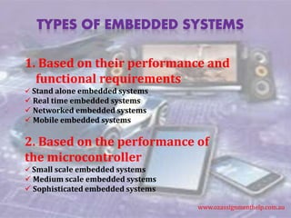 Applications of Embedded System | PPTX