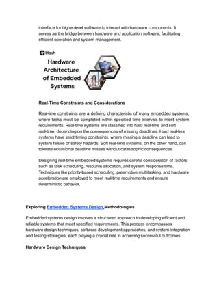 The Comprehensive Guide to Embedded Systems Architecture: Building Blocks, Design Principles ...