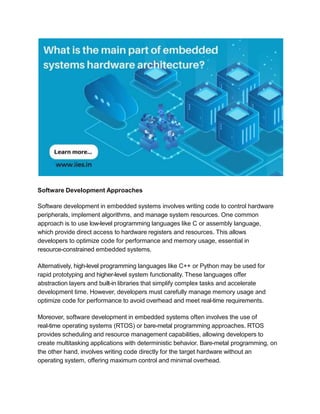 The Comprehensive Guide to Embedded Systems Architecture: Building Blocks, Design Principles ...