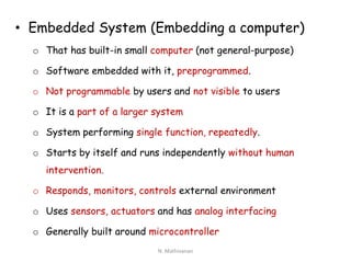 Embedded systems basics | PDF | Computing | Technology & Computing