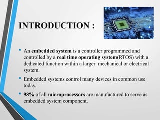 EMBEDDED SYSTEMS (senthil) | PPTX