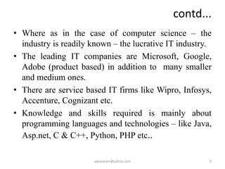 Embedded systems career -An outline | PPT