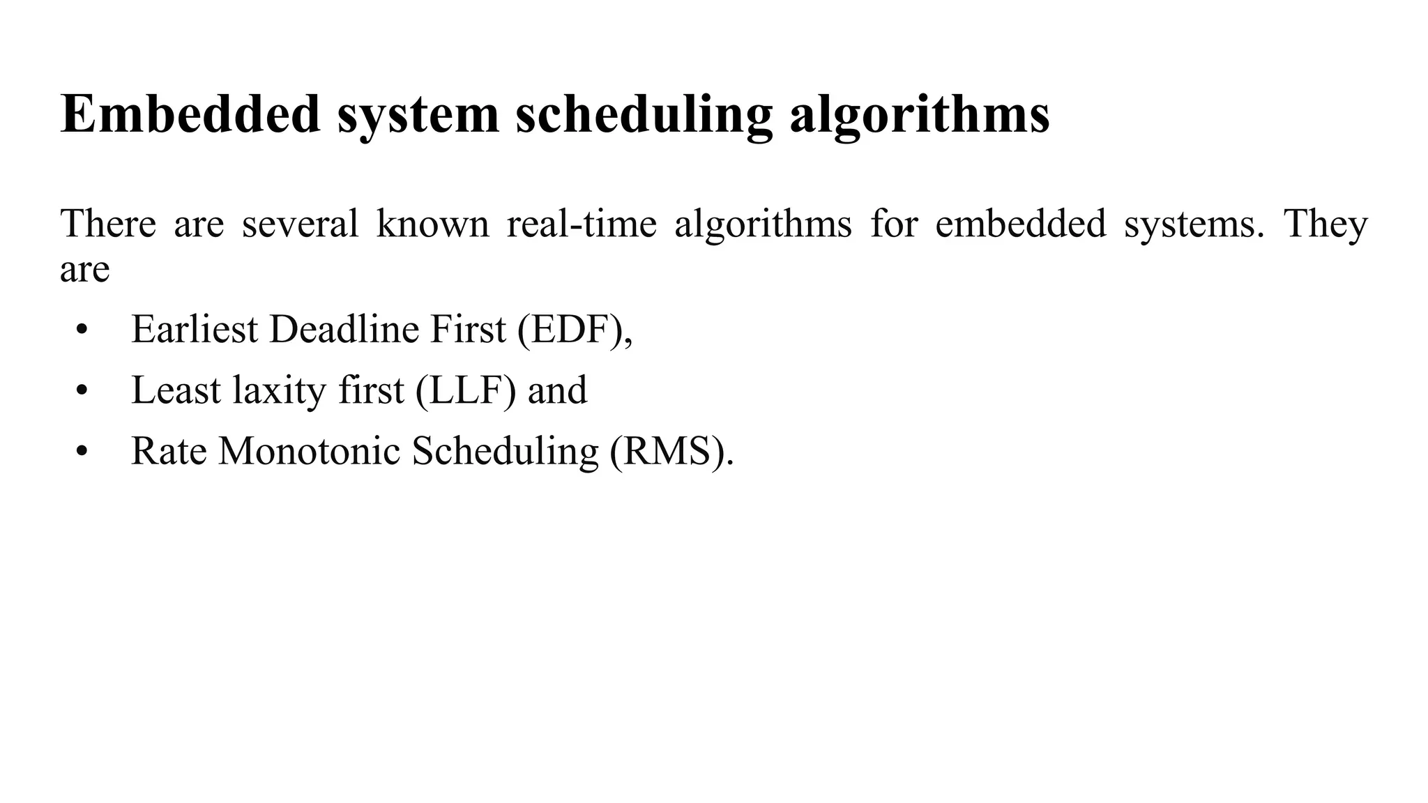 Embedded system scheduling Algorithm .pptx
