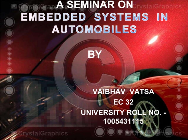 EMBEDDED SYSTEMS IN AUTOMOBILES .PPT.pptx