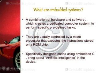 EMBEDDED SYSTEMS IN AUTOMOBILES .PPT.pptx
