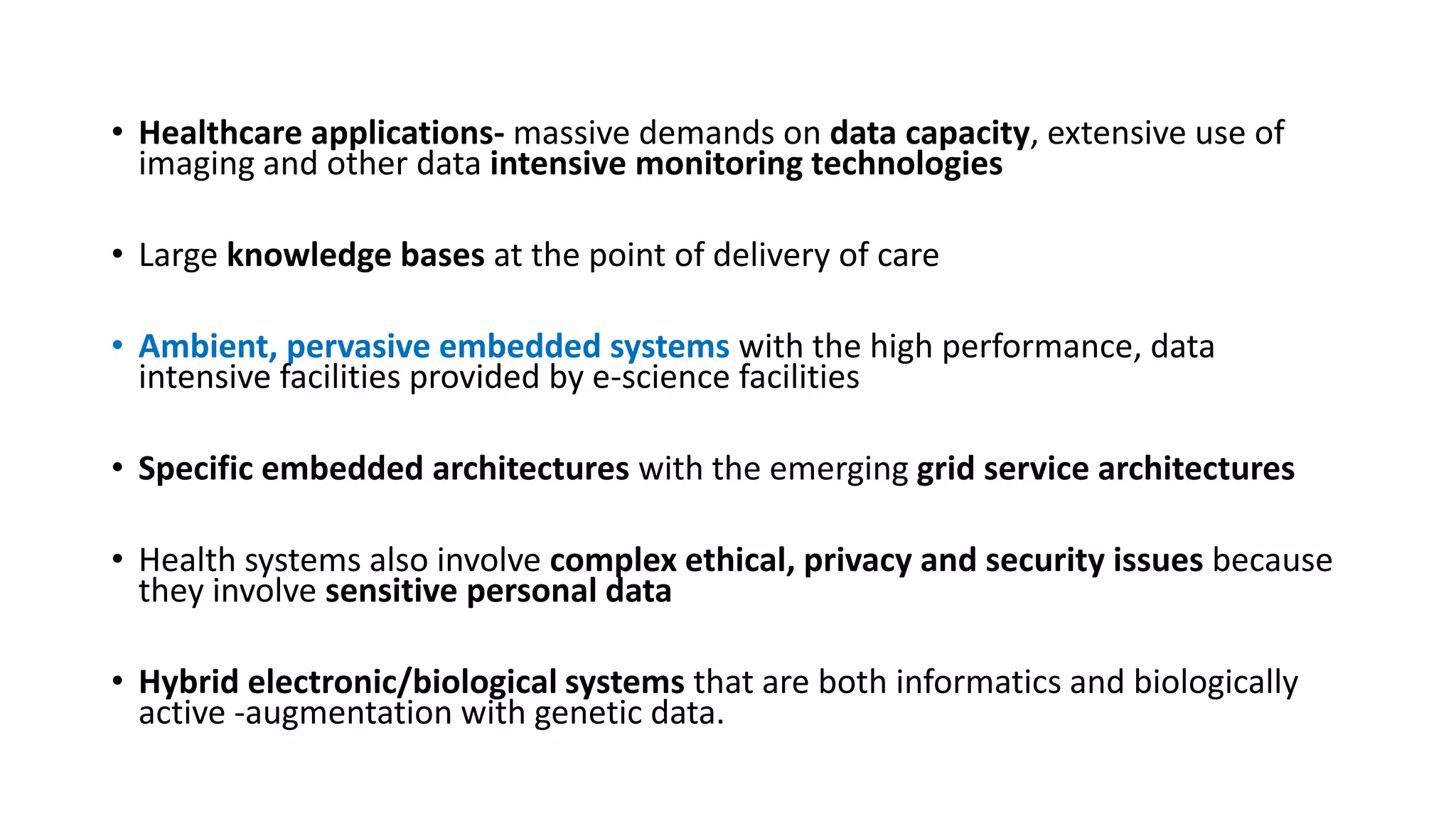 Embedded systems in biomedical applications | PDF