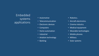 Embedded systems introduction | PDF