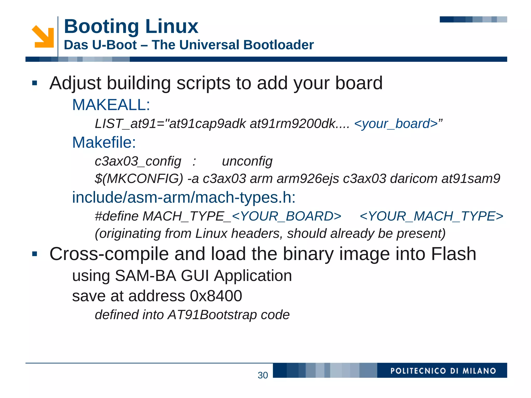 Linux Porting to a Custom Board | PPT