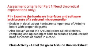 Embedded Systems and Arduino Architecture | PPTX