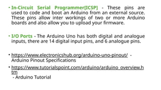 Embedded Systems and Arduino Architecture | PPTX