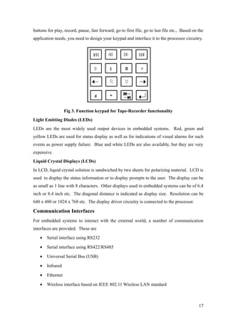 Embedded systems notes | PDF
