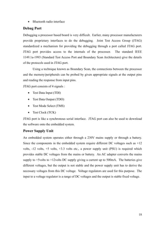 Embedded systems notes | PDF