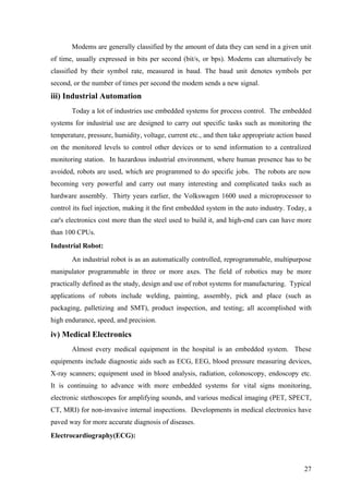 Embedded systems notes | PDF